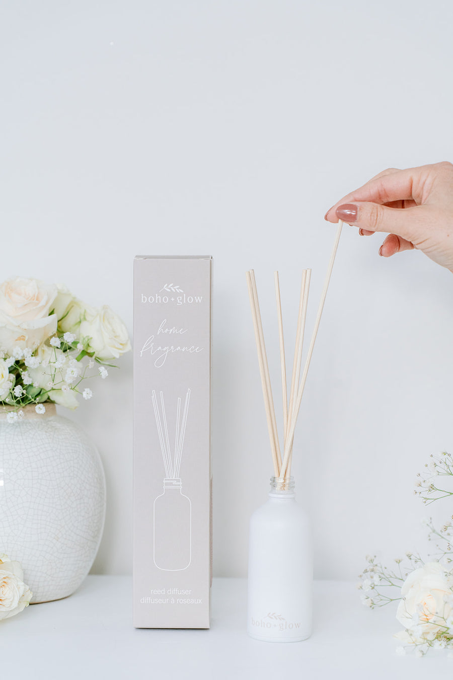 reed diffusers – boho + glow